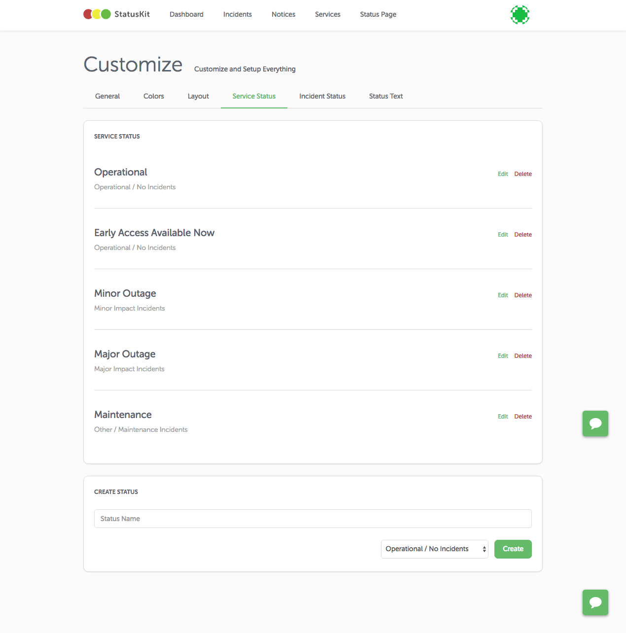StatusKit - Getting Started